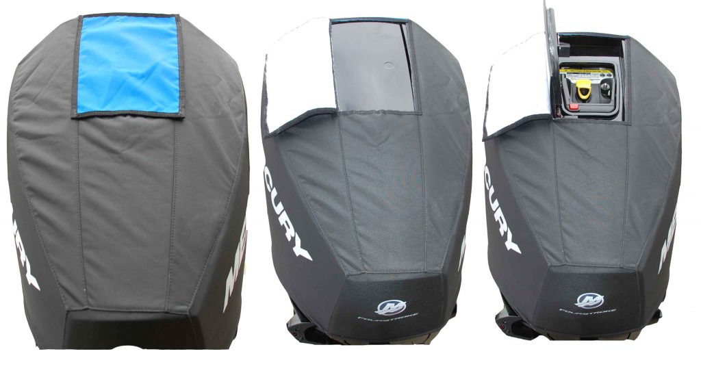 Mercury outboard covers - vented cowling protection.