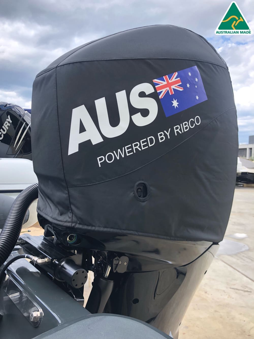 Mercury outboard covers - vented cowling protection.